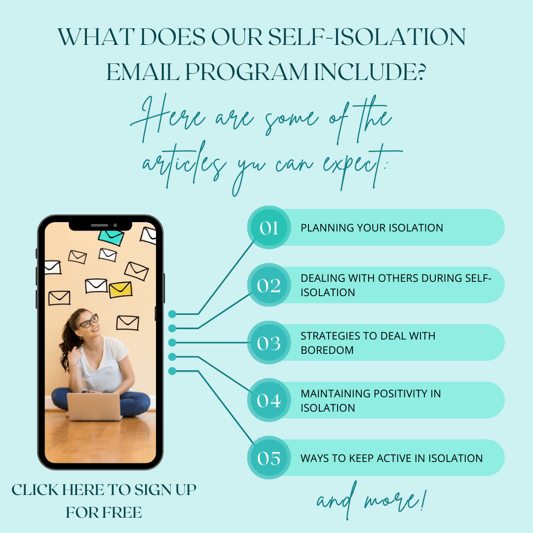 Self-Isolation Program | Heading into Quarantine? Let us help you through